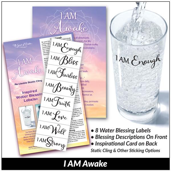I AM Awake - Water Blessing Label® – Clear Intuition